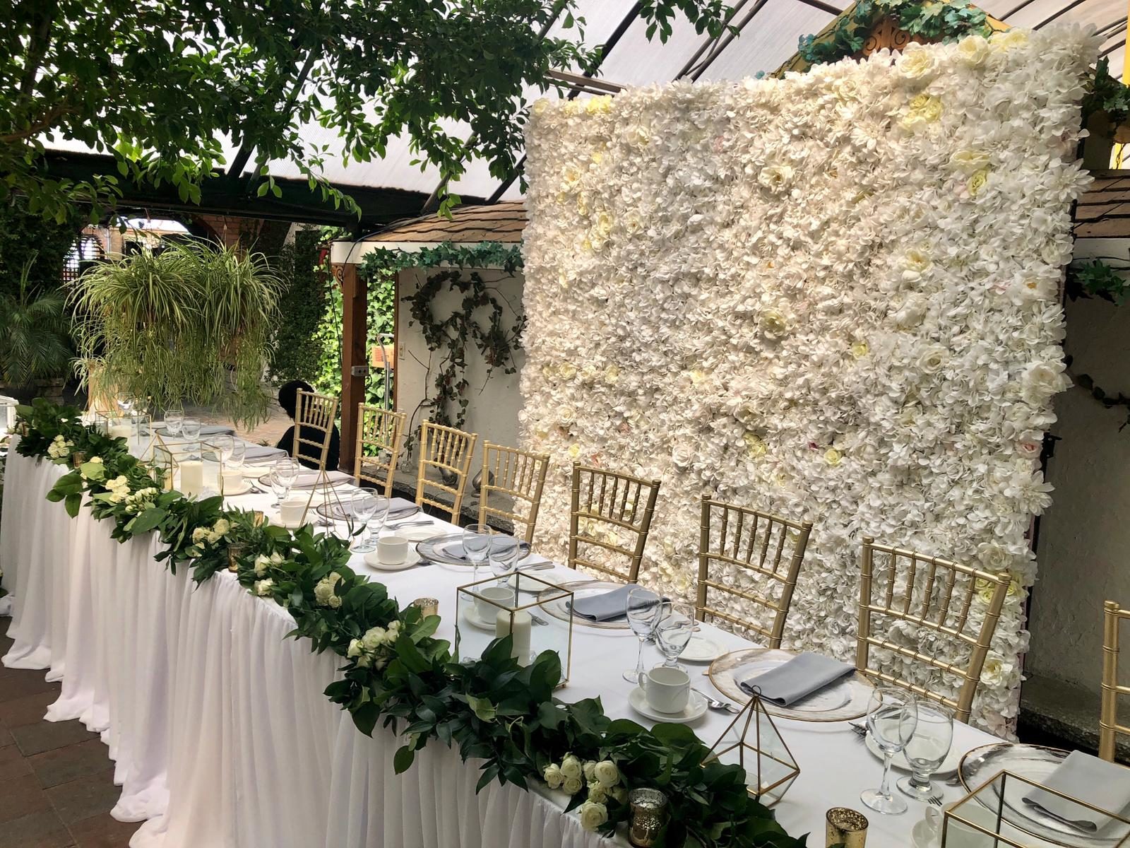 Pink Blush Flower Wall Rental - FlowerwallsUSA Wedding Decor