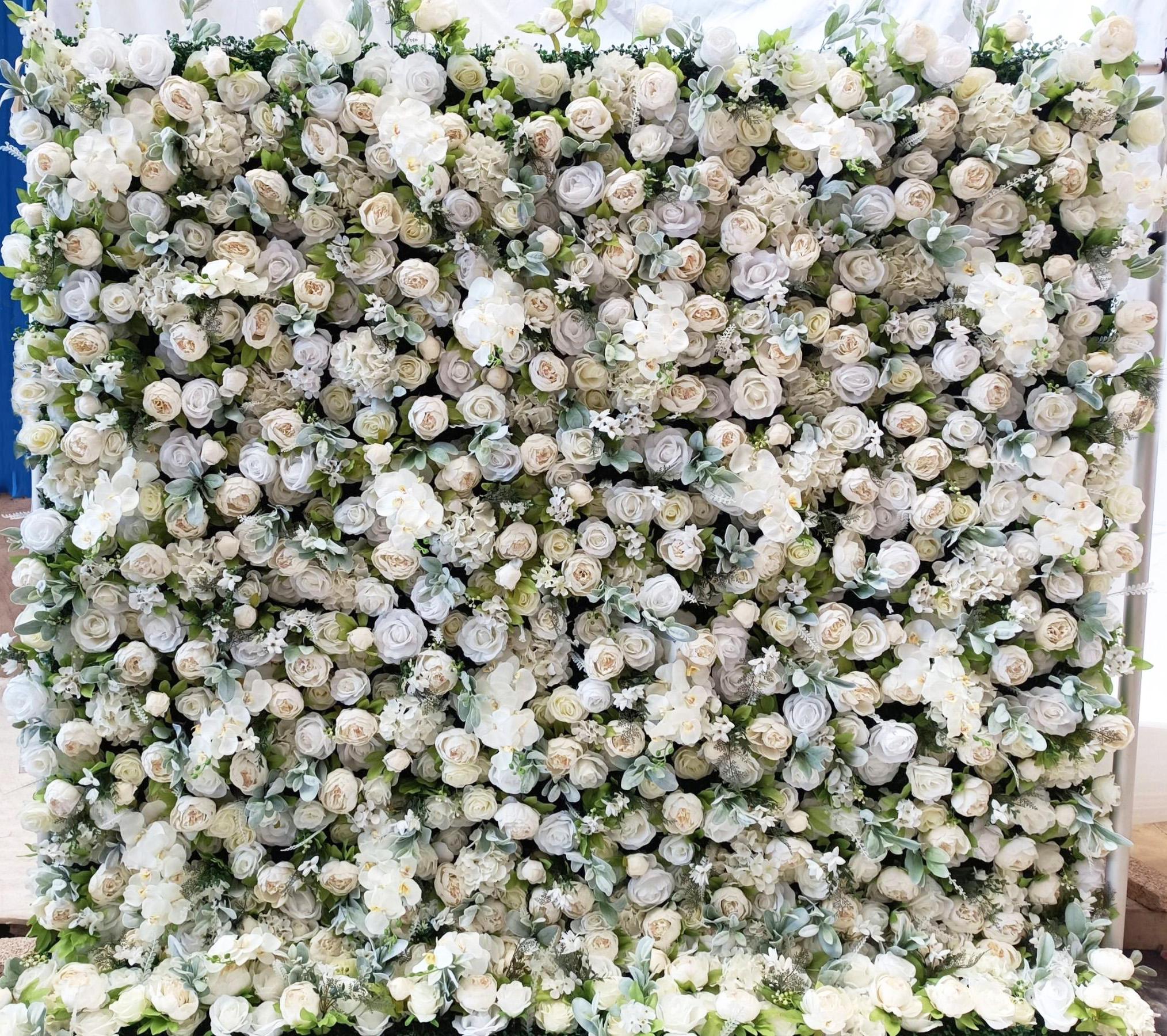 Garden Green Flower Wall Backdrop | Flower Walls USA
