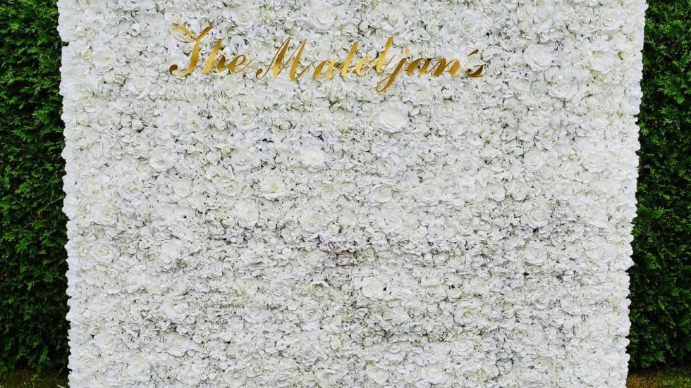 Pink Blush Flower Wall Rental | Flower Walls USA Wedding Decor